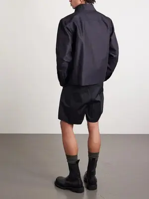 Rick Owens Cotton-blend Canvas Jacket - Black