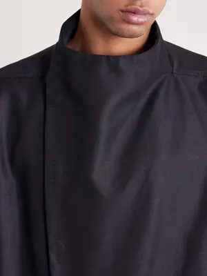 Rick Owens Cotton-blend Canvas Jacket - Black