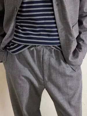 Officine Générale Nilson Straight-leg Virgin Wool-blend Trousers - Gray