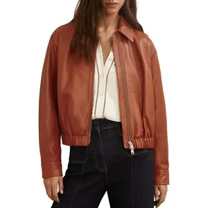 Women's Tan Leather Jackets