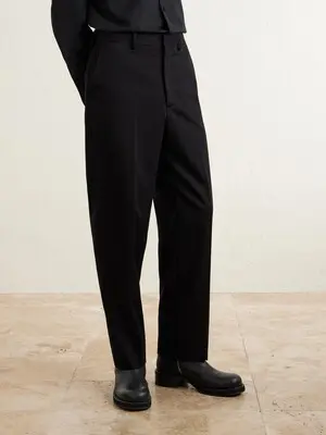 Gabriela Hearst Harold Tapered Cotton Trousers