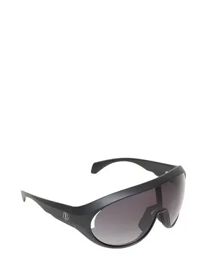 MONCLER + RICK OWENS Contrast Oval Sunglasses