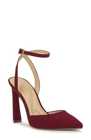 Jessica Simpson Ocanna Ankle Strap Pointed Toe Pumps Granada