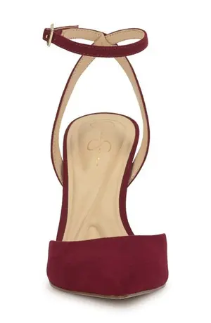 Jessica Simpson Ocanna Ankle Strap Pointed Toe Pumps - Granada