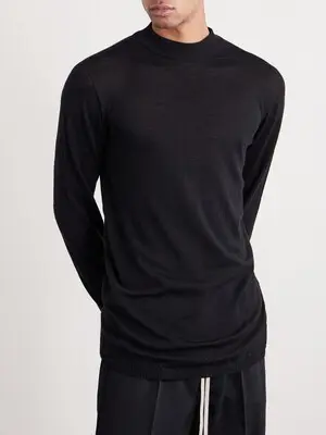 Rick Owens Level Lupetto Cashmere Sweater