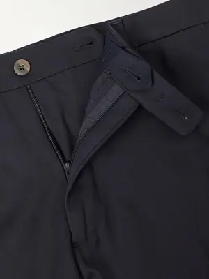 Boglioli Tapered Lyocell And Cotton-blend Twill Suit Trousers