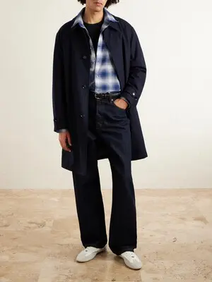 Brioni Checked Cotton-flannel Shirt