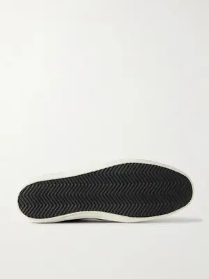 GOLDEN GOOSE Soul Star Leather-trimmed Suede Sneakers - Brown