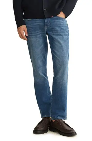 Warp + Weft Ord Straight Leg Knit Jeans - Dog Days