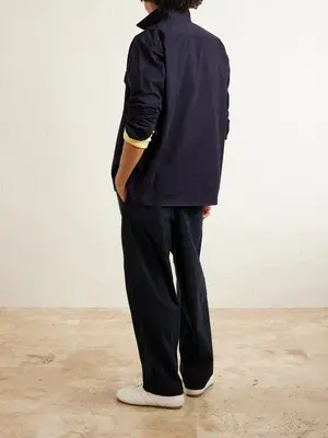 Officine Générale Peterson Tapered Pleated Drawstring Trousers