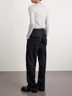 Rick Owens Dietrich Straight-leg Wool Trousers