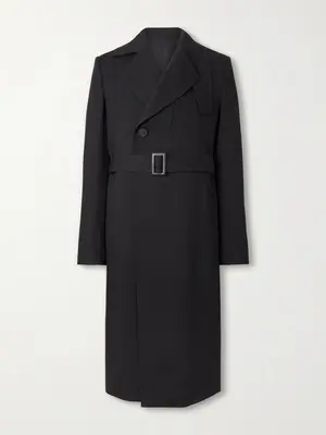 Rick Owens Drella Double-breasted Wool Coat