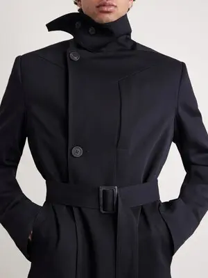 Rick Owens Drella Double-breasted Wool Coat
