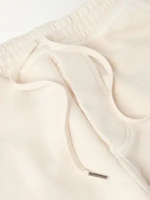 TOM FORD Tapered Cotton-jersey Sweatpants - Neutrals