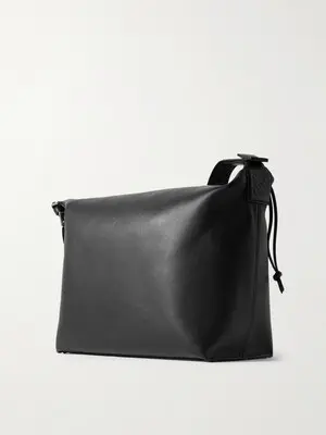 Loewe Cubi Leather Messenger Bag - Black