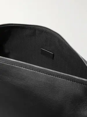 Loewe Cubi Leather Messenger Bag - Black