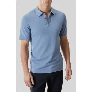 Robert Barakett Halric Polo Sweater - Washed Blue