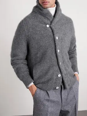 UMIT BENAN Montana Cashmere And Silk-blend Cardigan