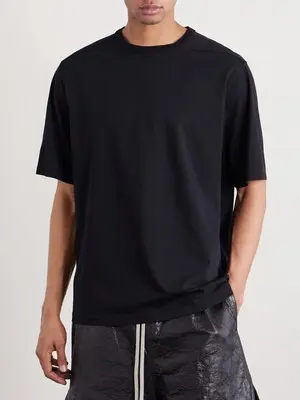 Rick Owens Cotton-jersey T-shirt - Black