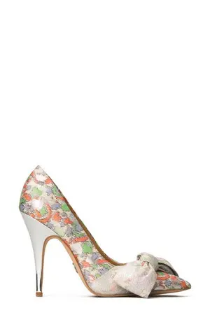 Tory Burch Jacquard Bow Pumps