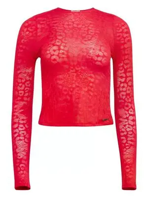 Fleur Du Mal Butter Long-sleeve Top