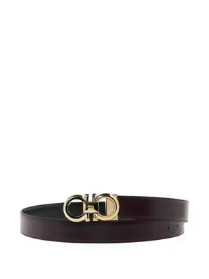 Ferragamo Gold Tone Belts For Men
