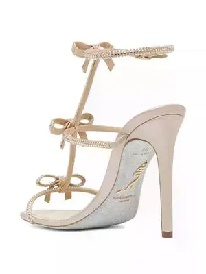 Rene Caovilla 105mm Caterina Sandals - Neutrals