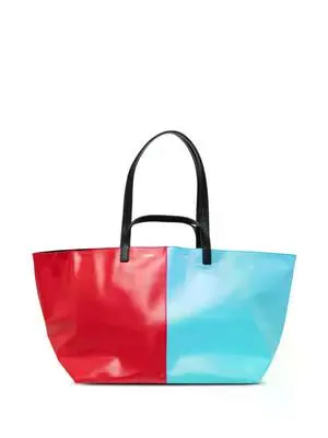CAHU Colour-block Tote Bag