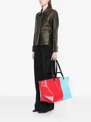 CAHU Colour-block Tote Bag