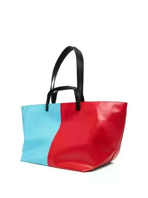 CAHU Colour-block Tote Bag