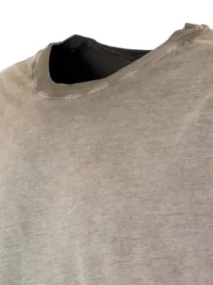 THOM KROM Cotton-blend T-shirt - Neutrals