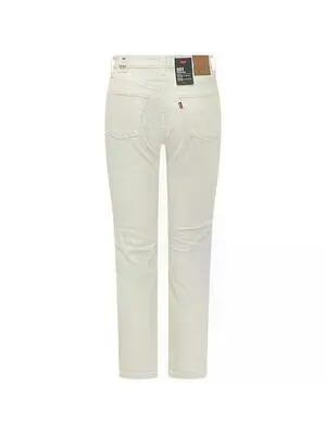 LEVI'S 501 Cropped Denim - Neutrals