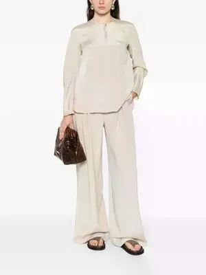 Max Mara Long-sleeve Blouse - Neutrals