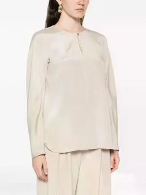Max Mara Long-sleeve Blouse - Neutrals
