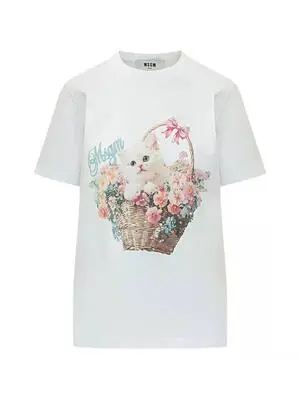 Msgm Graphic T-shirts For Women