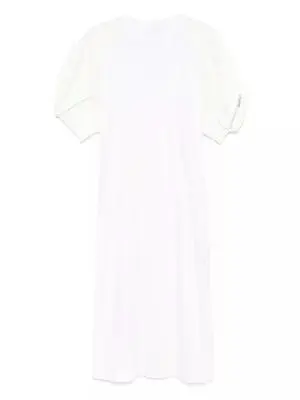 Sacai Poplin Midi Dress - White
