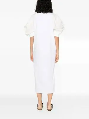 Sacai Poplin Midi Dress