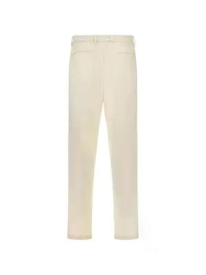 Paul & Shark Double Pleat Trousers With Logo Detail