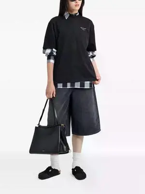 ADER ERROR Short-sleeve Patch-detail T-shirt - Black