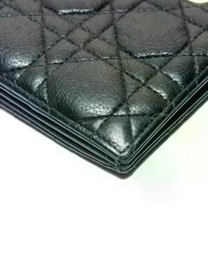 Dior 2010 Cannage Quilted Wallet