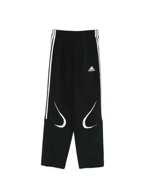 Adidas Teamgeist Adicolor Logo-detail Track Pants - Black