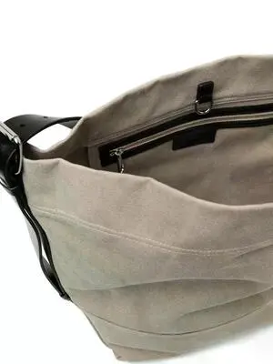 LEMAIRE Belted Tote Bag In Cotton Canvas