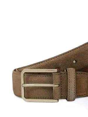 Santoni Suede Buckle Belt