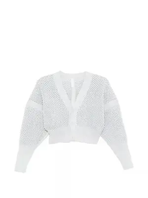 CFCL Lattice Cropped Cardigan