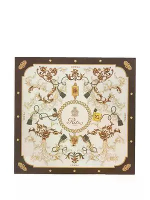 FRAME X Ritz Paris Printed Scarf - Neutrals