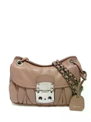 Miu Miu Logo-detail Shoulder Bag
