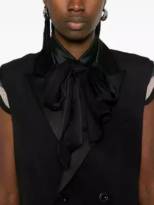 Sacai Sleeveless Double-breasted Midi Dress