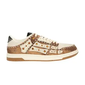 Amiri Stud Skel Top Low - Brown