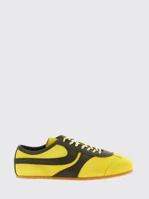 Dries Van Noten Leather Sneakers - Yellow