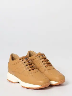 Hogan Lace-up Sneakers - Camel